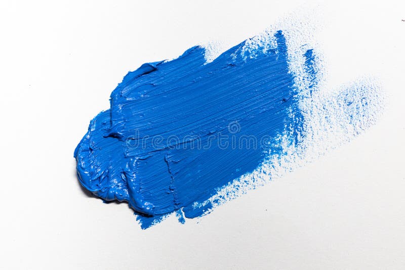 Paint Smear on White Isolated Background. Background for Text Stock ...