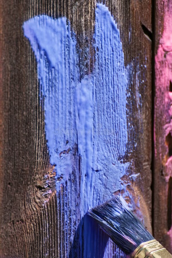 Paint Smear on Wooden Background Stock Image - Image of ancient, draw ...