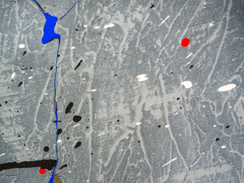 Paint Smudges. Color Chaos. Mixed Different Colors Stock Photo - Image ...