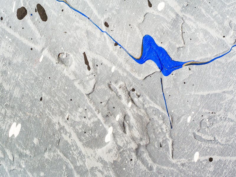 Paint Smudges. Color Chaos. Mixed Different Colors. Expressionism Stock ...