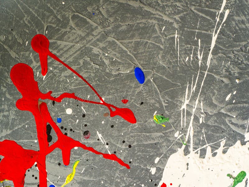 Paint Smudges. Color Chaos. Mixed Different Colors Stock Image - Image ...