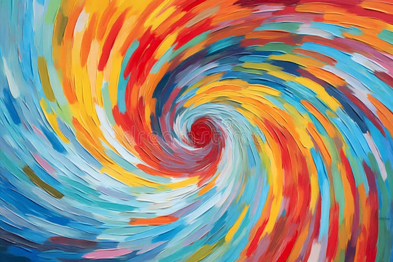 Spiraling Shapes: Moire Patterns, Motion, Generative AI Stock ...