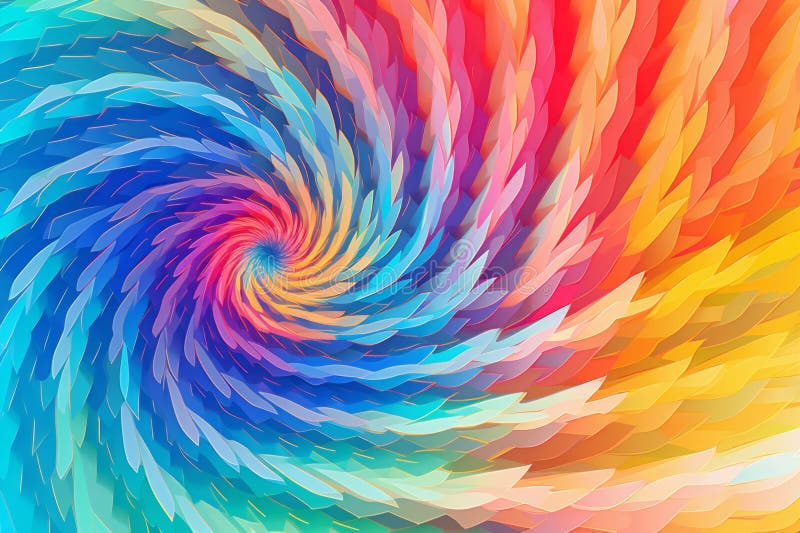 Spiraling Shapes: Moire Patterns, Motion, Generative AI Stock ...