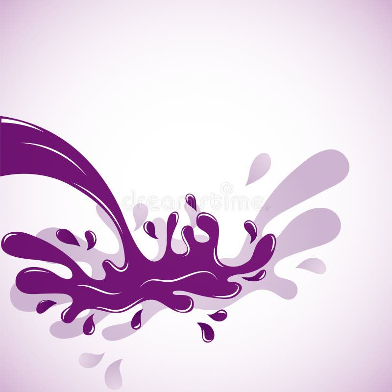 Purple Paint Splatter Clip Art