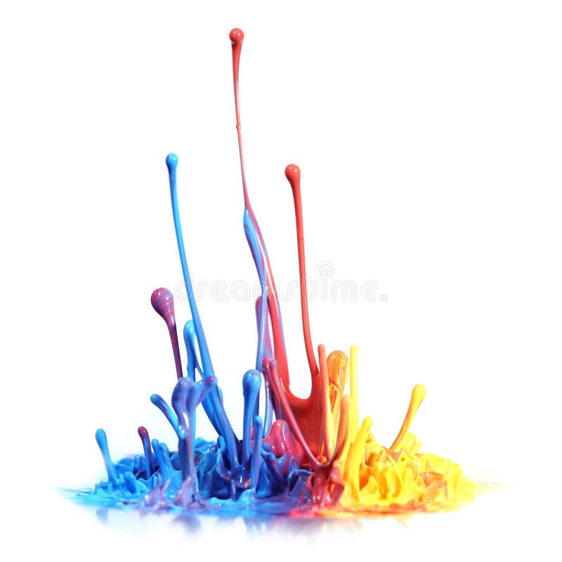 Paint splash stock image. Image of drop, liquid, bright - 25921279