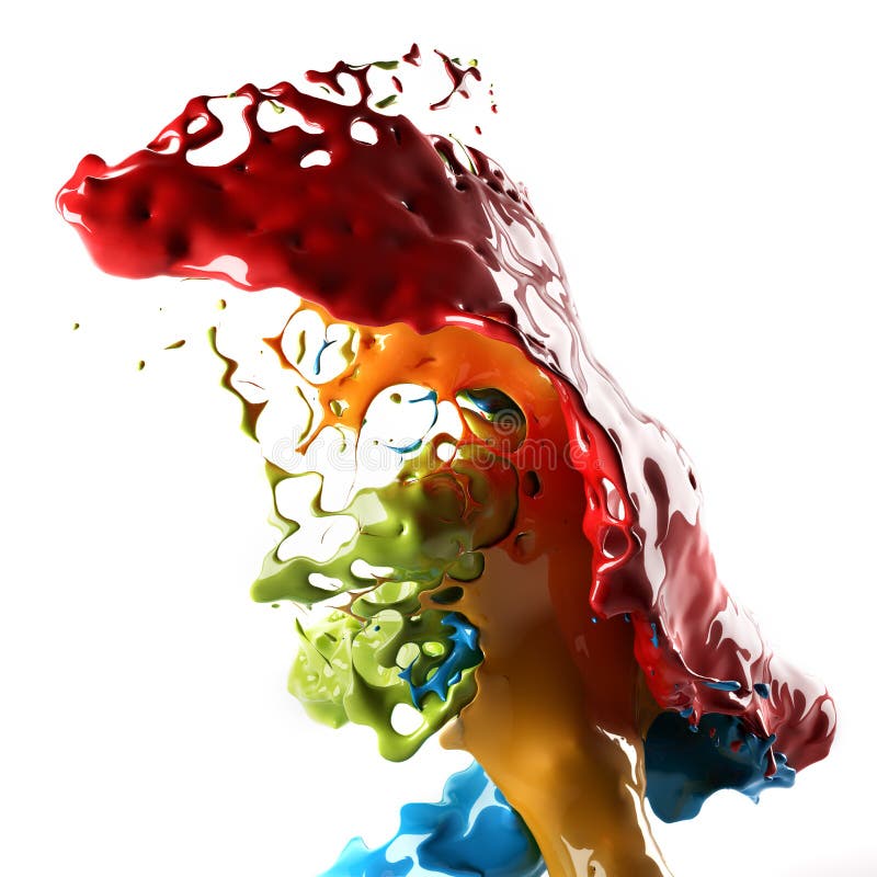 Paint splash stock illustration. Illustration of white - 26718955