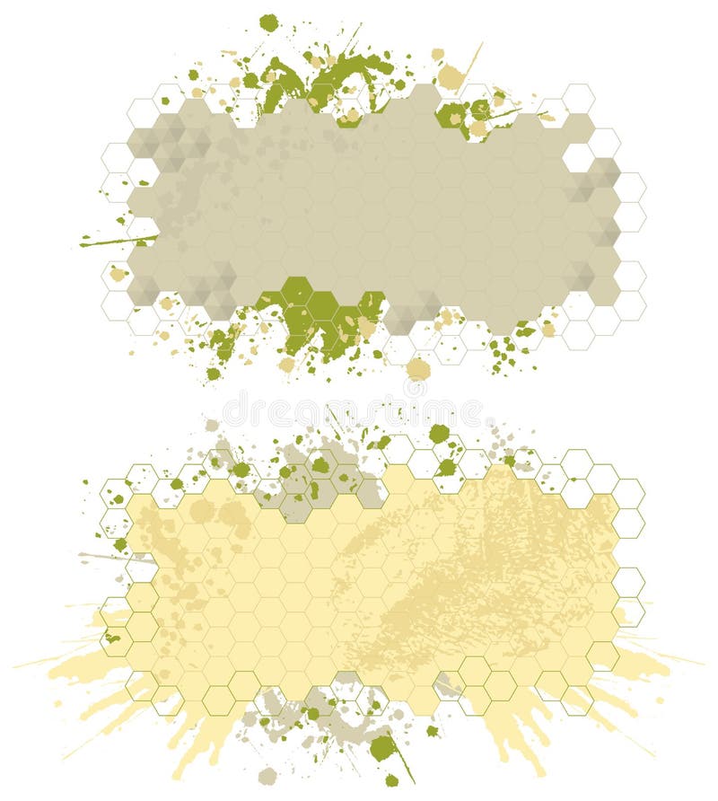 Paint splash banners Nr1 stock vector. Illustration of splattered - 9670998