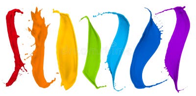 Paint splash collection stock photo. Image of splattered - 30831616