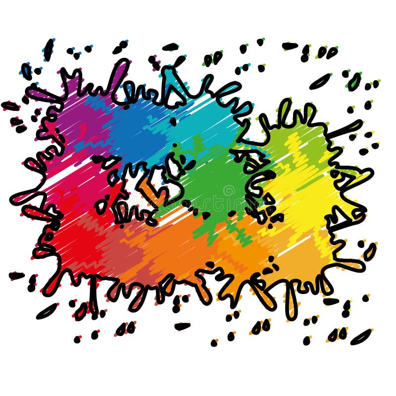 Paint splash design stock vector. Illustration of motion - 58662083