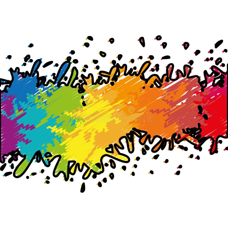 Paint splash design stock illustration. Illustration of abstract - 83985309