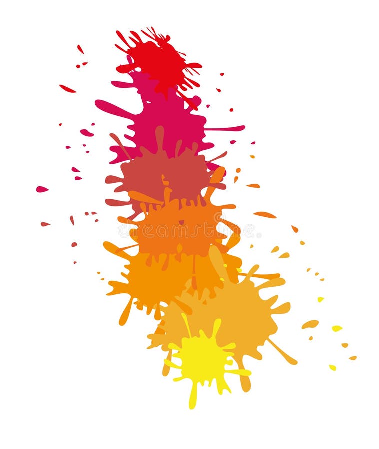 Paint splash design stock vector. Illustration of closeup - 58661968