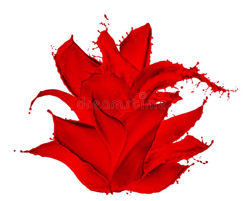 Paint splash flower stock photo. Image of flowing, bright - 30831260