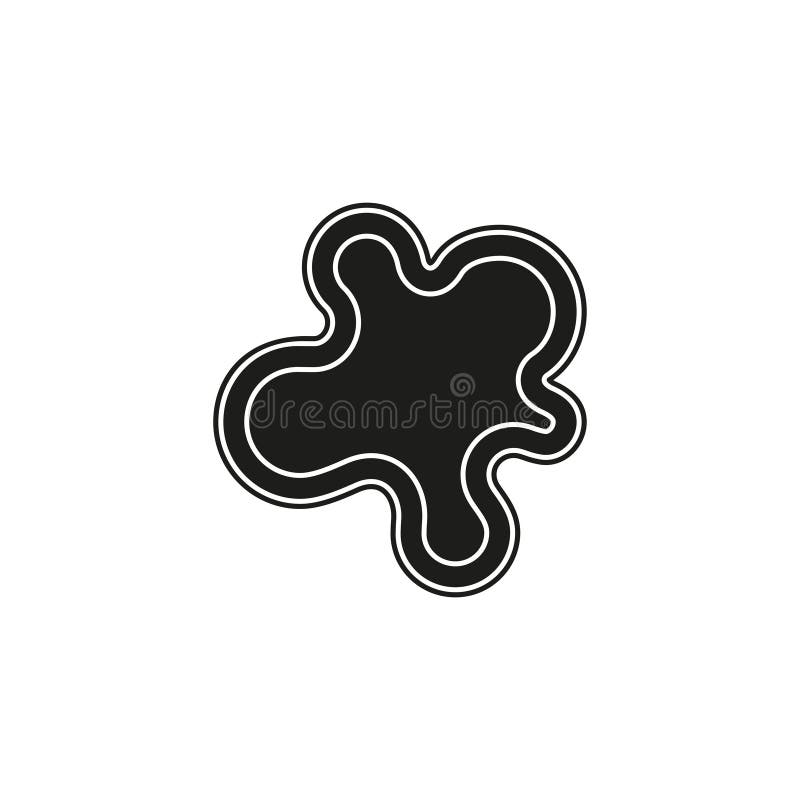 Paint Splash Icon, Ink Splatter Illustration Stock Illustration ...