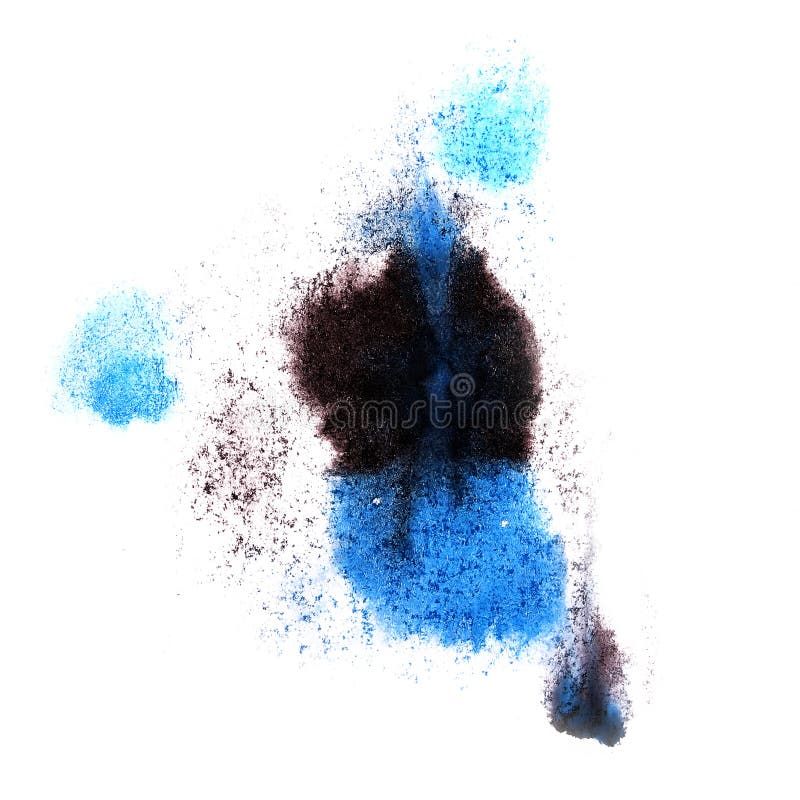 Paint Splash Ink Burgundy, Blue Blot and White Abstract Stock Image ...