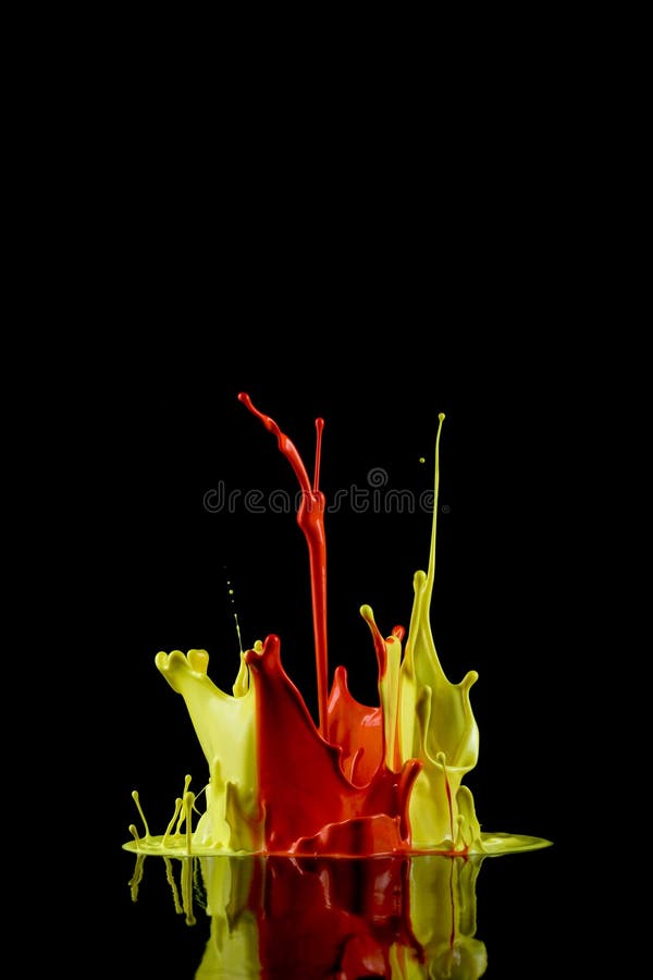 Paint splash stock photo. Image of acrylic, black, paint - 37446906