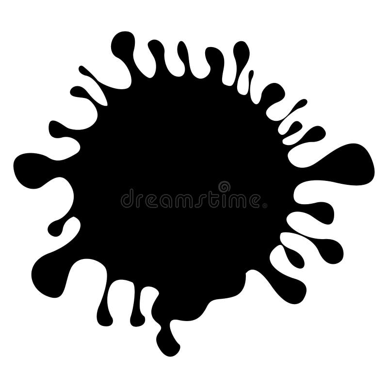 Paint splash isolated icon stock vector. Illustration of pure - 93153223