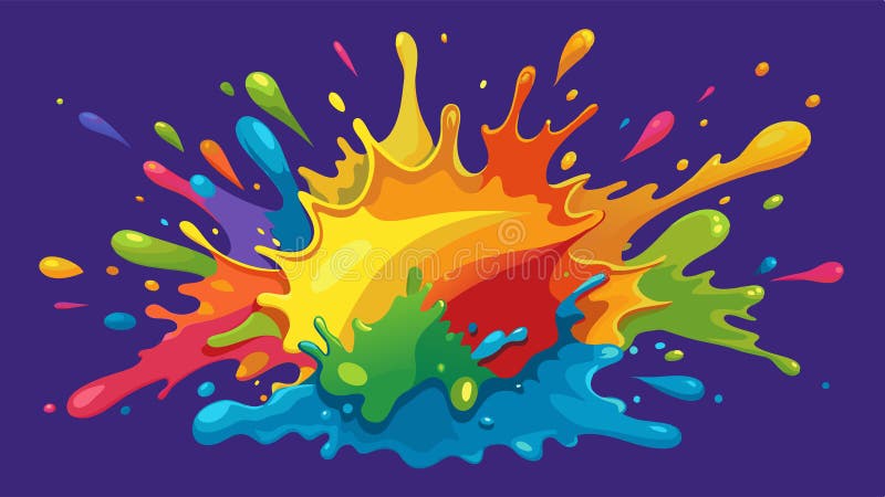 Paint Splash 8k Desktop Wallpaper Stock Vector - Illustration of ...