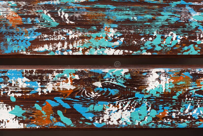 Paint Splashes on the Boards, Abstract Background Stock Image - Image ...