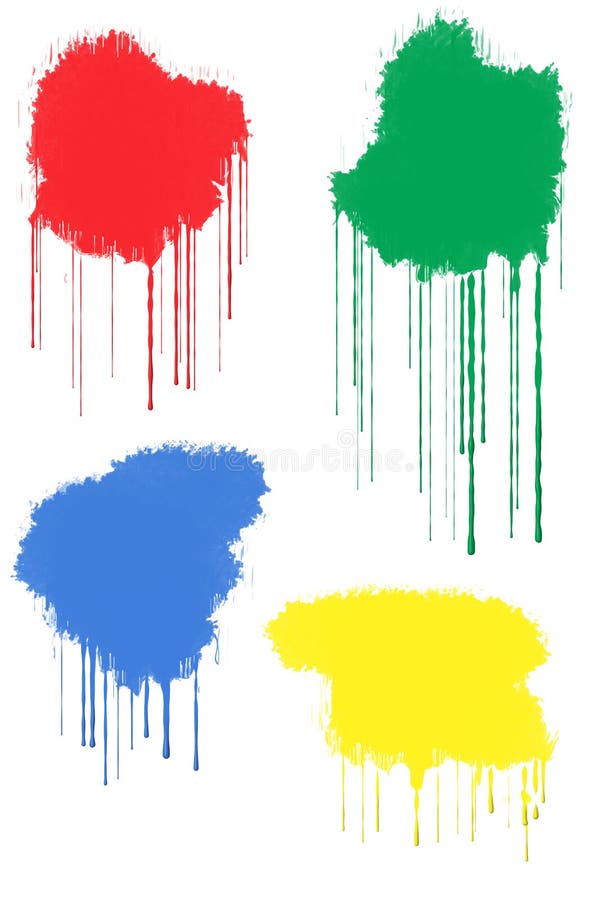 Paint Splats stock illustration. Illustration of paper - 318828
