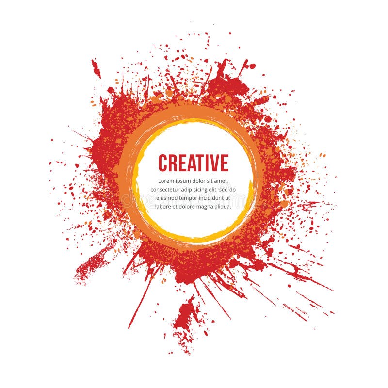 Paint Splatter stock vector. Illustration of grungy, random - 34475112