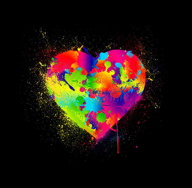 45+ Splatter heart Free Stock Photos - StockFreeImages