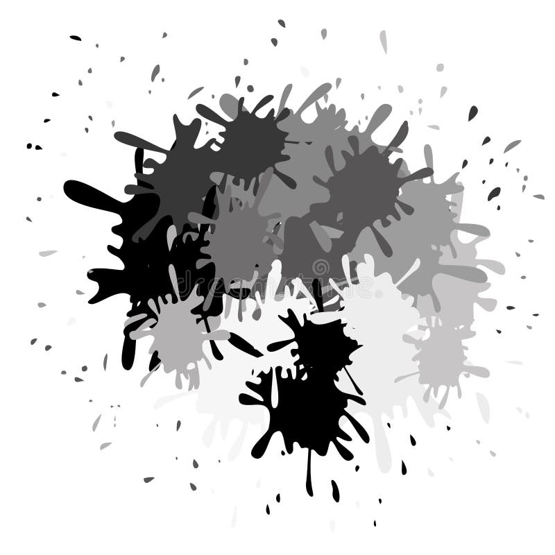 Paint splatter icon image stock illustration. Illustration of paint ...