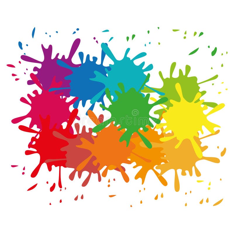 Paint splatter icon image stock illustration. Illustration of fresh ...
