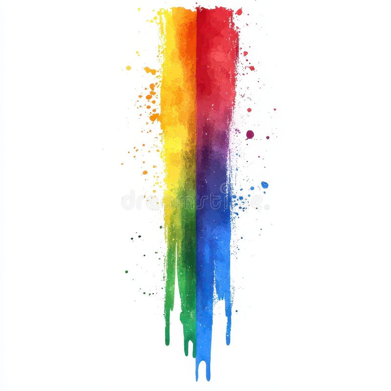 Paint Splatter Orgullo LGBTQIA Arte Imagen de archivo - Imagen de orgullo, ayuda: 363695793