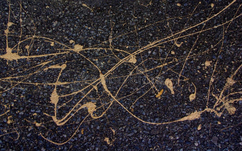Paint Splatter on the Road stock photo. Image of paint - 91703190