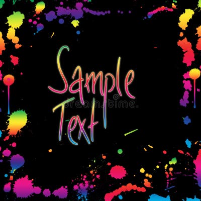 Paint Splatter Border Stock Illustrations – 47,313 Paint Splatter ...