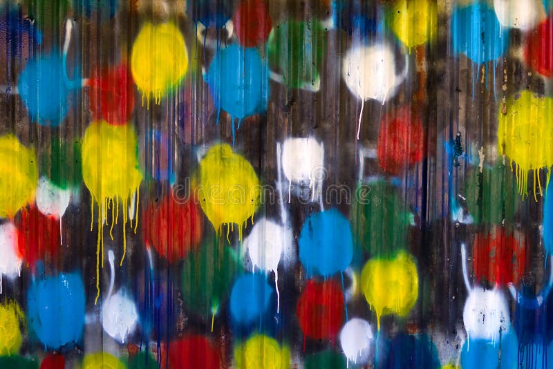 Paint-splattered Background Stock Image - Image of splatter, colorful ...