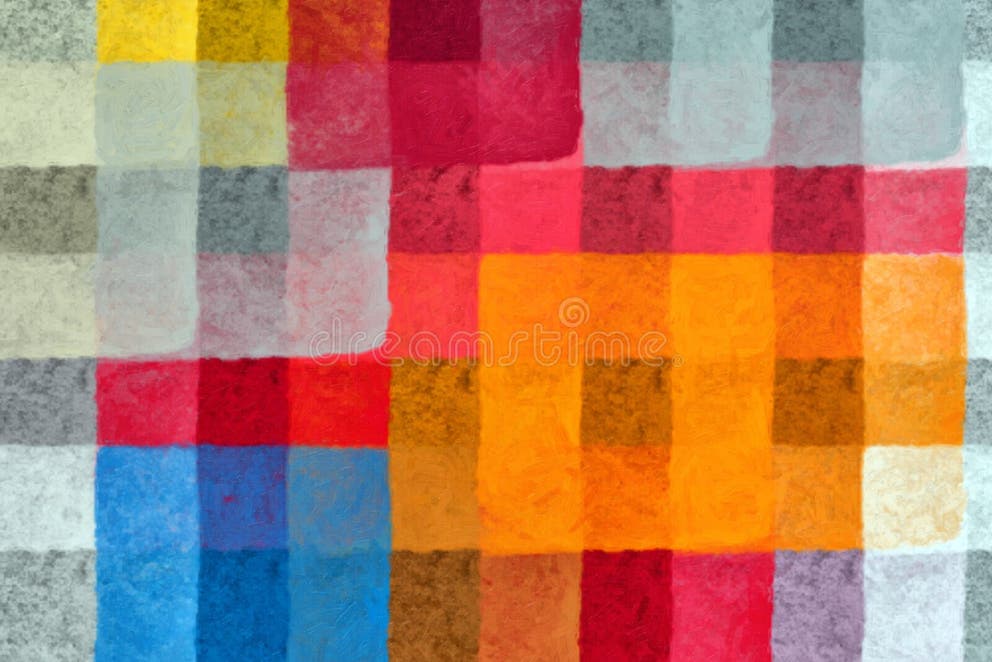Paint squares pattern stock illustration. Illustration of graphics ...