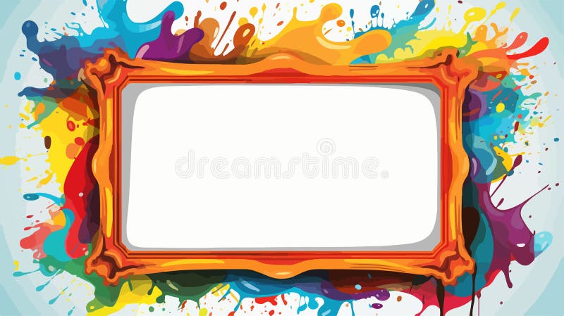 Cartoon Paint Frame Stock Illustrations – 21,917 Cartoon Paint Frame ...