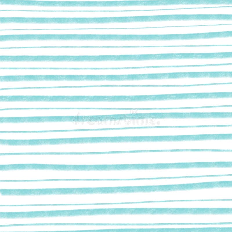 Paint Stripe Seamless Pattern. Vector Hand Drawn Striped Geometric ...