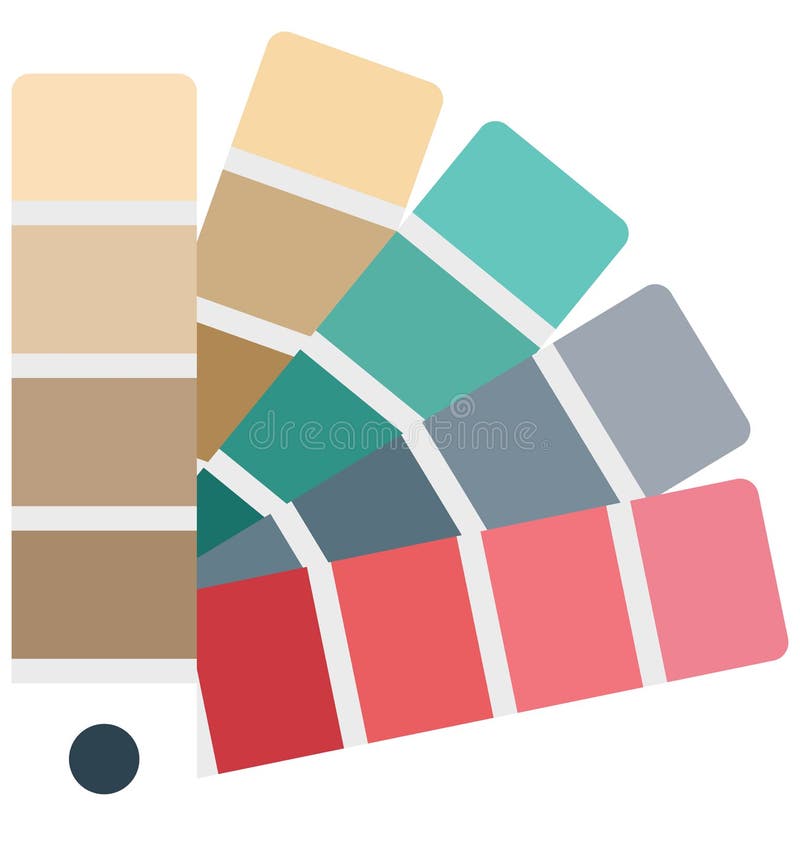 Generic color swatches stock illustration. Illustration of pick - 23484251