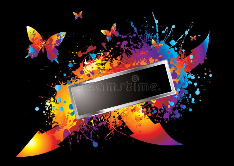 Paint tag stock vector. Illustration of copyspace, colorful - 6597483