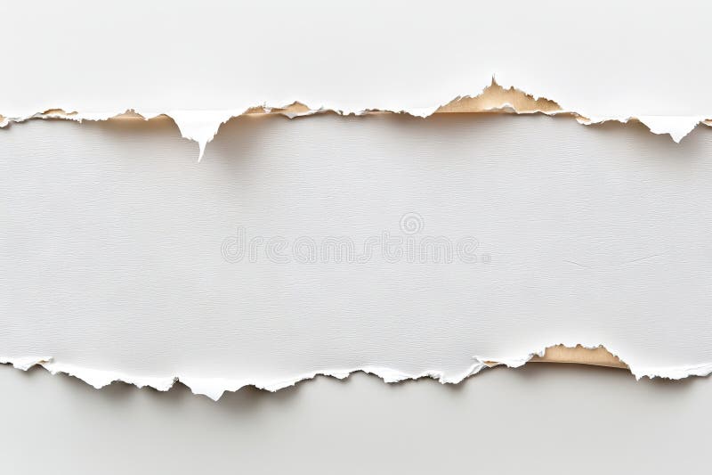 Paint Texture Overlay of Realistic Torn Paper Edges on a Transparent ...
