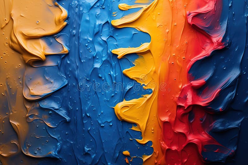 Paint Textured Abstract Art Background Design Blue Pattern Colours ...