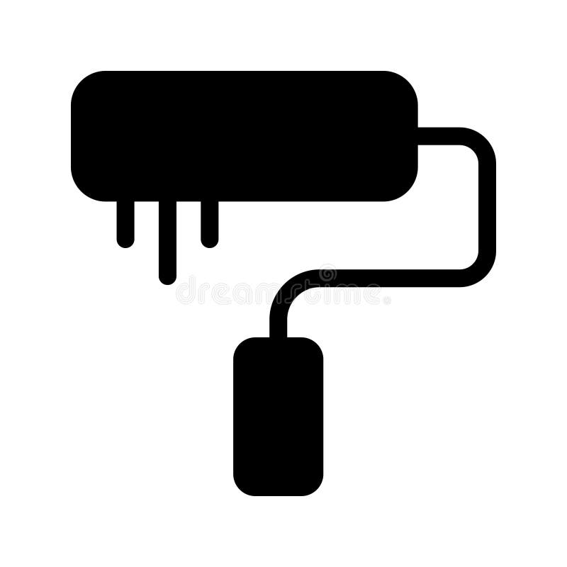 Paint line vector icon stock illustration. Illustration of line - 136980632