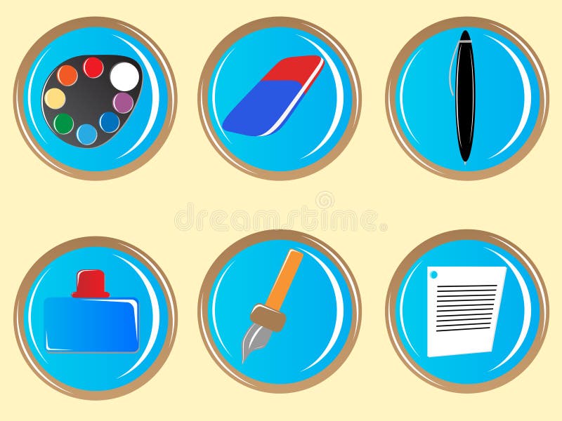 Paint Tool Icon Set Picture. Image: 8262419