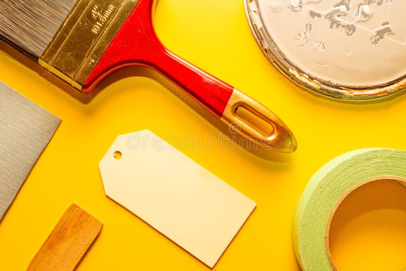 Paint tools. stock photo. Image of paint, paintbrush - 12043832