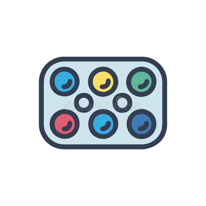 Paint Tray Icon for Home Projects Stock Illustration - Illustration of ...