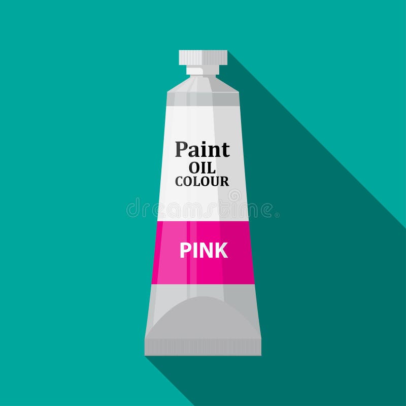Paint tube icon. stock illustration. Illustration of creative - 158762089