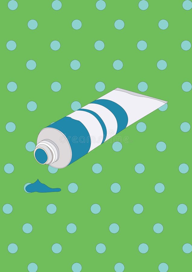 Paint Tube. Vector Illustration Decorative Design Stock Vector ...
