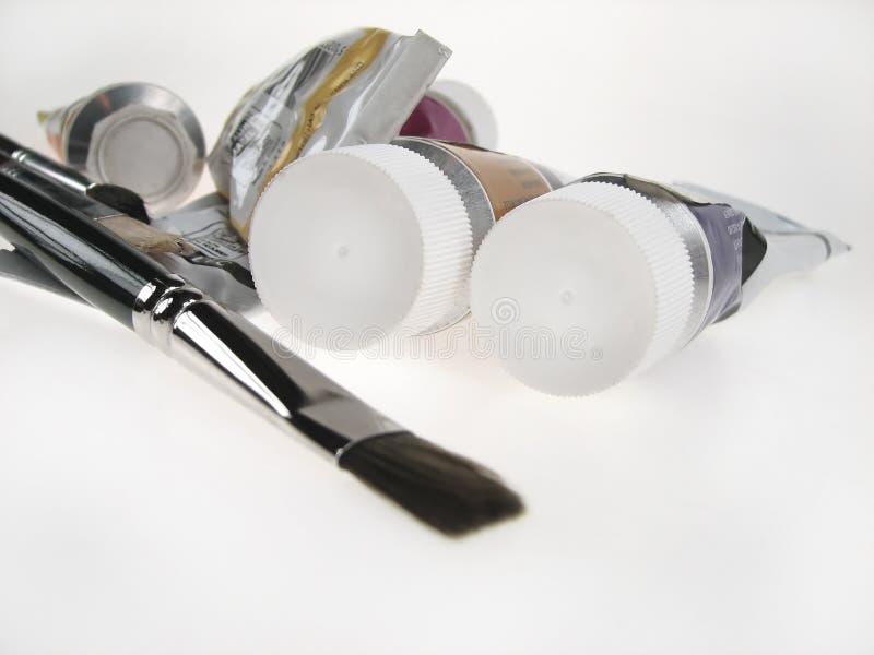 Paint Tubes stock photo. Image of draw, graphic, hobby - 3902248