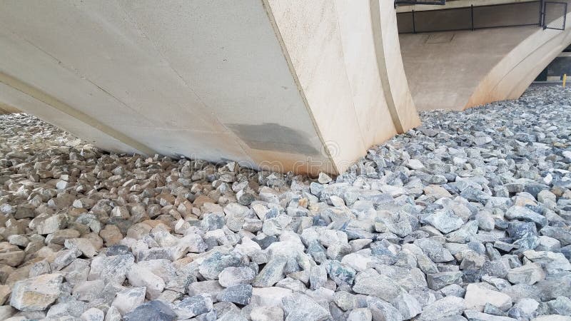 Paint Under a Bridge with Rocks or Stones Stock Image - Image of ...