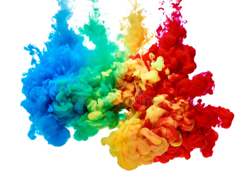 Paint in Water Color Liquid Stock Image - Image of drop, water: 253439845