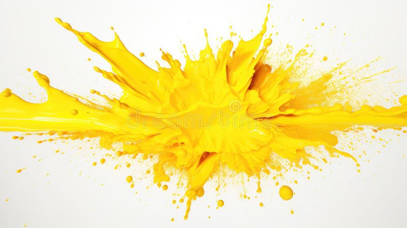 Paint yellow burst stock illustration. Illustration of paint - 317996722