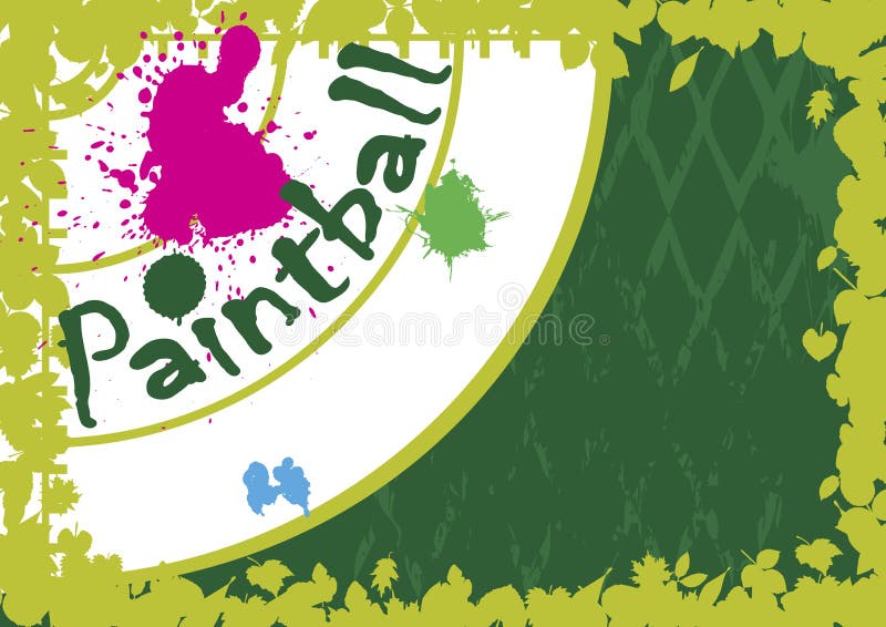 Fondo de Paintball stock de ilustración. Ilustración de lucha - 30355189