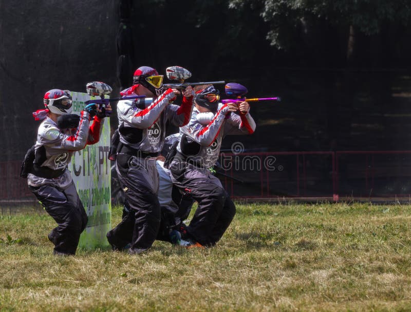 Fondo de Paintball stock de ilustración. Ilustración de lucha - 30355189